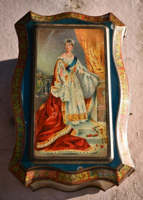 COLMAN'S MUSTARD TIN QUEEN VICTORIA w/CORONATION; IRONCLAD; MODERN ...