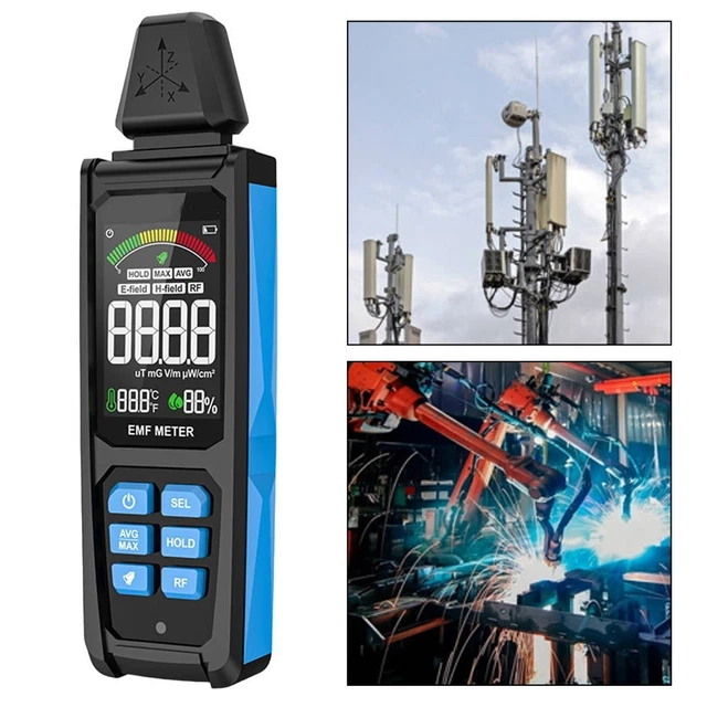 DOUBLE FONCTION POUR compteur EMF pour mesure du rayonnement et sécurité envir EUR 63,35 ...