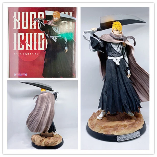 BLEACH ICHIGO KUROSAKI Zangetsu Slaying Moon 31cm PVC Figure Model ...