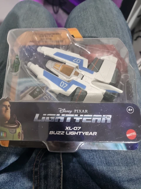 DISNEY PIXAR LIGHTYEAR Hyperspeed Series XL-07 Rocket Ship & Mini Buzz ...