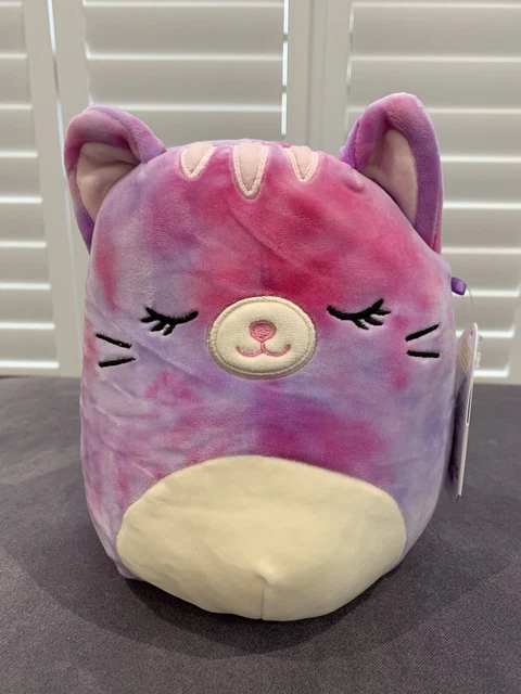 SQUISHMALLOWS 18CM CAELI The Purple Cat Kelly Toy Wave 7 BNWT £19.99 ...
