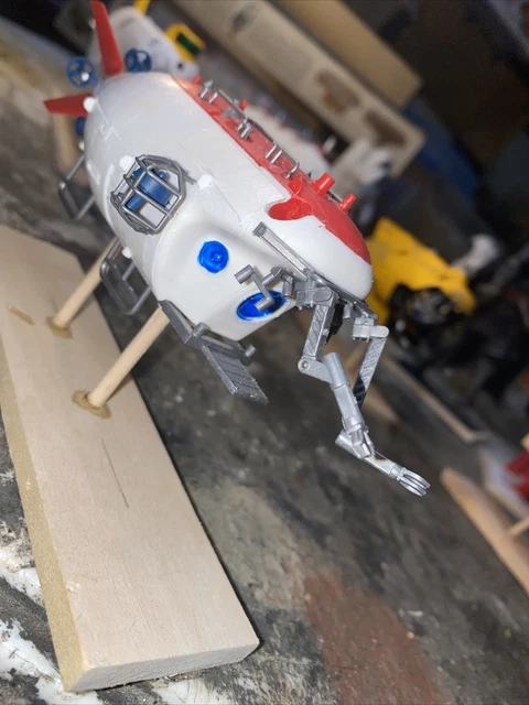 RARE MINI-SUB RESEARCH Submarine Mahogany Wood/Plastic Model Small On ...