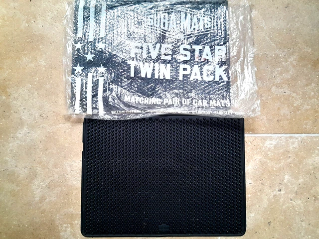 CLASSIC MINI COOPER S Mk1 Bmc 1959 Nos Rubber Floor Mats Rare Works ...