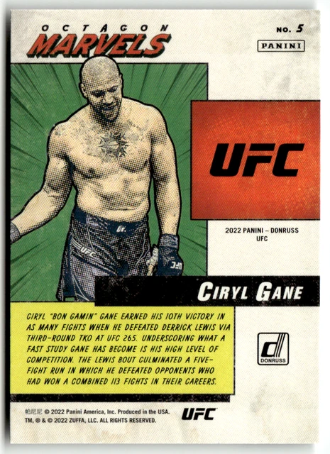 PANINI 2022 DONRUSS UFC No. 5 Ciryl Gane Octágono Marvels EUR 1,82 ...