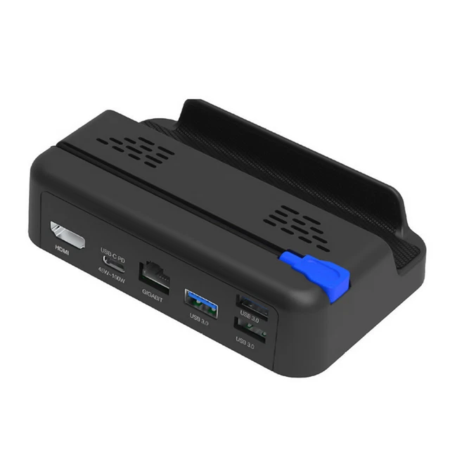 HDMI RJ45 3-PORT USB 3.0 Hub Console Charging Stand Dock Station for ...