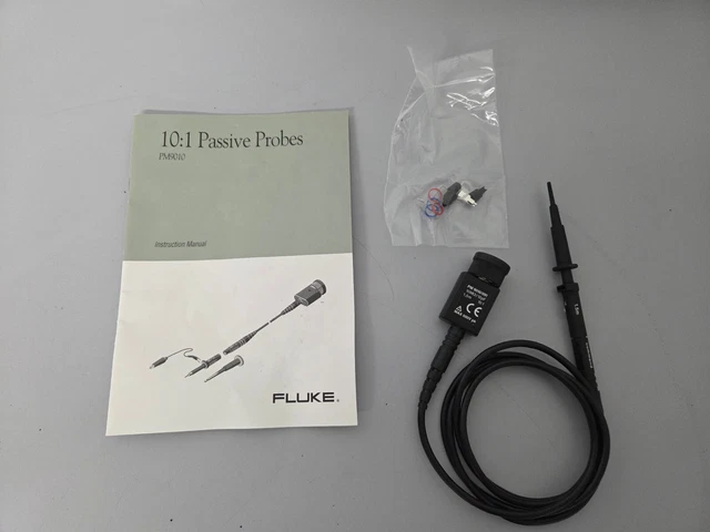 FLUKE PM 9010/091 10:1 Oscilloscope Probe 500V 100MHz 10MOhm 12pF EUR ...