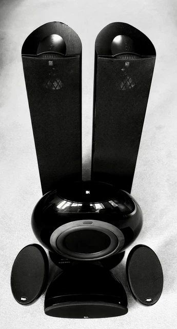 KEF 3005 SE Series Home Theater 5.1 Speaker System Black - Fully ...