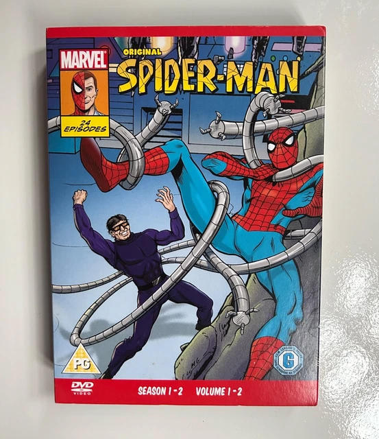 MARVEL ORIGINAL SPIDER-MAN DVD Set Season 1-2, 24 Episodes £12.93 ...