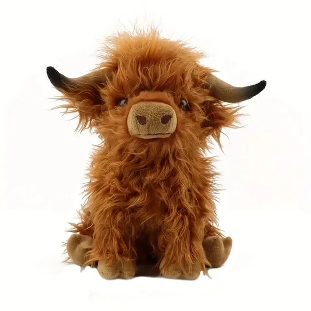 CUDDLY LIVING NATURE Highland Cow Soft Toy Kid Stuffed Teddy Plush Doll ...