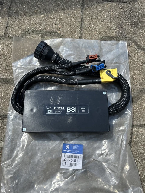 NEU PEUGEOT CITROËN BSI Modul Adapter Diagnose Zugangs Kabel 9770.91 ...