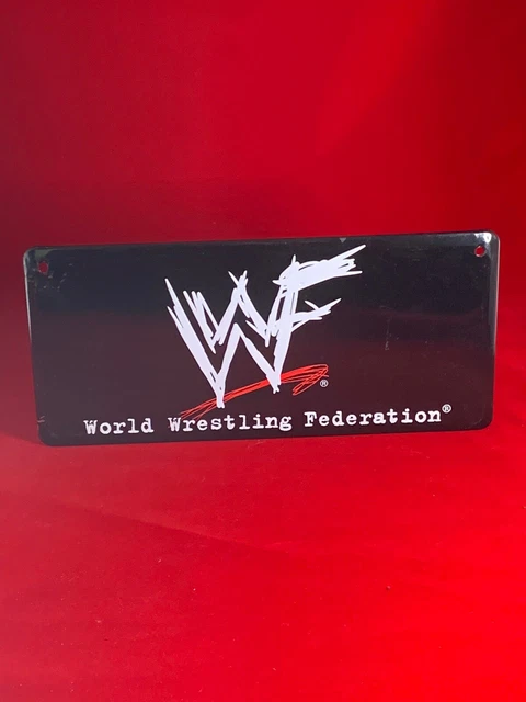 WWF WWE 2001 WWF Attitude Logo License Plate £14.71 - PicClick UK