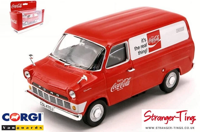 CORGI VANGUARDS FORD TRANSIT MK1 1970 COCA COLA 1/43 Scale Diecast car ...
