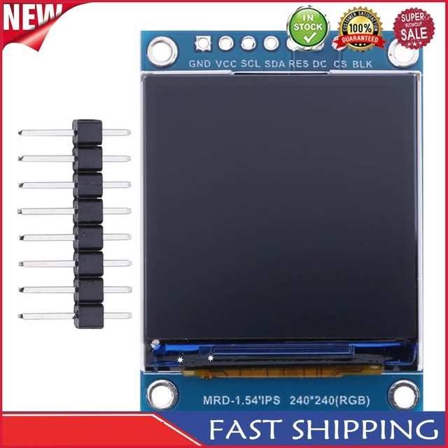1.54 INCH FULL Color IPS LCD Display Module 240x240 SPI Interface ...
