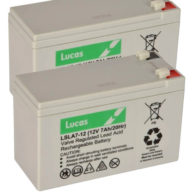 BELKIN F6C1, F6C100-UNV & F6C120 UPS Replacement Batteries (2 x 12V 7Ah ...