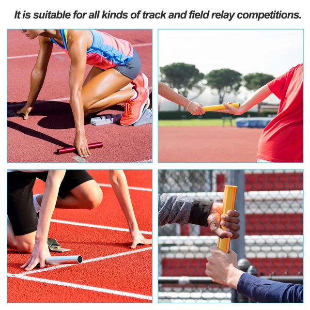TEAM RELAY RACE Batons Track Field Sports Professional Athlete High ...