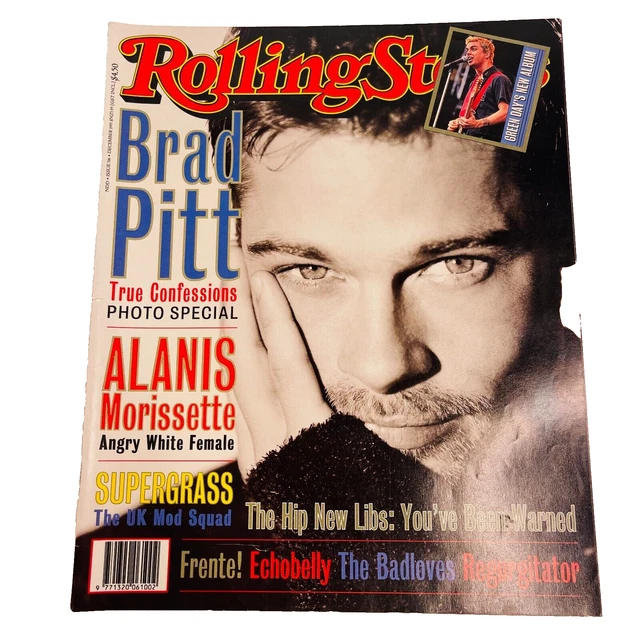 BRAD PITT ROLLING Stone Magazine Issue 516 December 1995 Vintage RARE £ ...