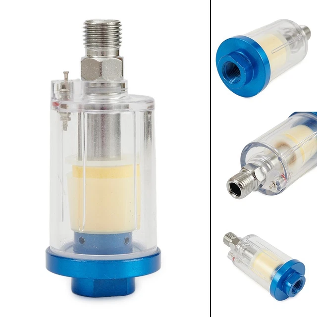 AIRLINE COMPRESSOR OIL Water Separator Trap Filter Purifier For Spray ...