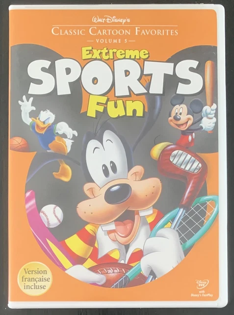 WALT DISNEYS EXTREME Sports Fun (DVD, Classic Cartoons Volume 5, OOP ...