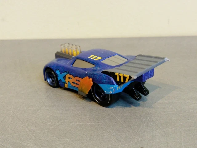 VOITURE DISNEY CARS 3 // Ralph Carlow N°117 // Métal 1/55eme FLASH ...