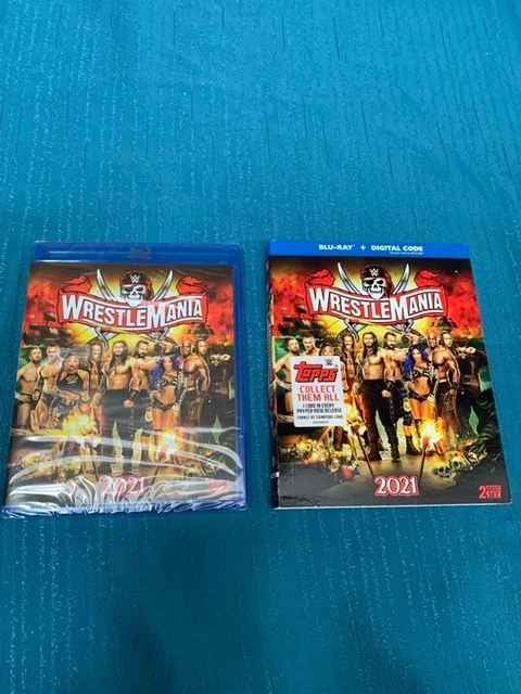 WWE WRESTLING BLU-RAY & Digital Code - NEW Wrestlemania 2021 2 Disc Set ...