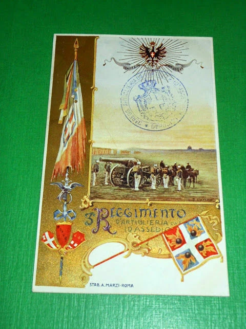 CARTOLINA MILITARIA 3° Reggimento Artiglieria da Fortezza 1910 ca. EUR 9,99 - PicClick IT
