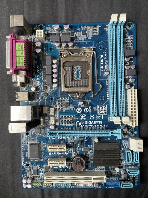 GIGABYTE B75M-D3V, LGA 1155/Socket H2, Intel (GA-B75M-D3V) Motherboard ...