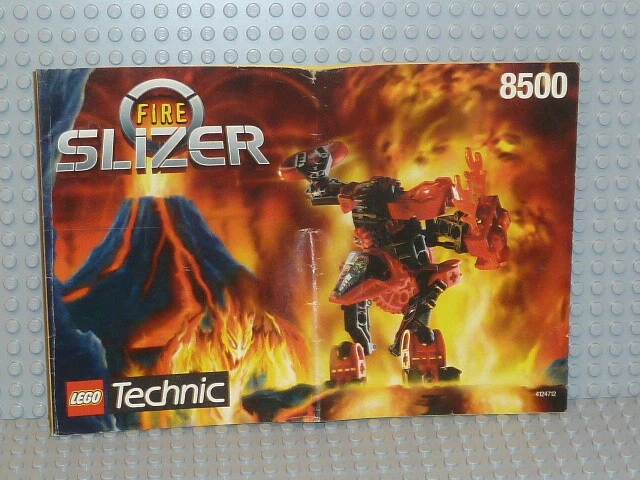 LEGO® TECHNIC BUILDING Instructions 8500 Torch / Fire Unperforated ...