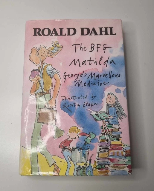 ROALD DAHL THE Bfg Matilda Georges Marvellous Medicine Book Hardcover ...