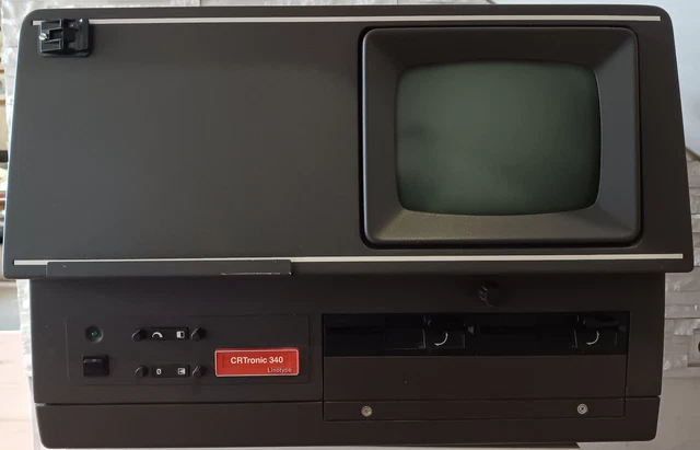CRTRONIC 340 Linotype eine der ersten digitale Fotosatz-Kompaktanlage ...