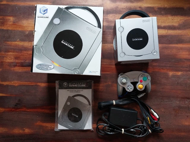 PLATINUM GAMECUBE CONSOLE 101 (Nintendo GameCube, CIB) $118.50 ...