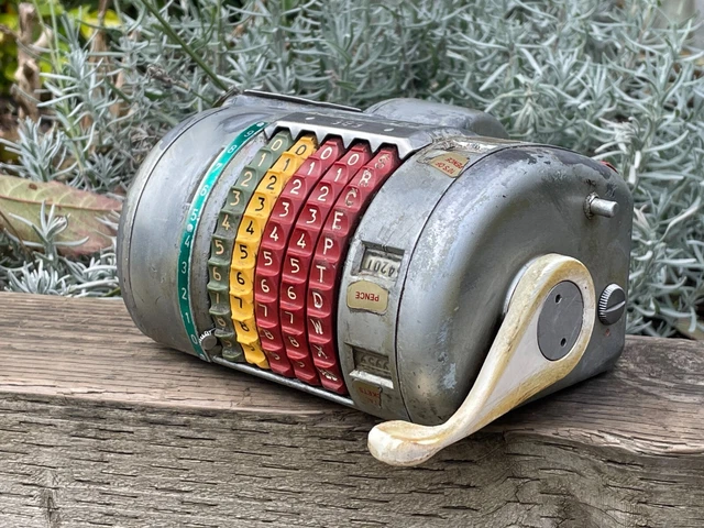 VINTAGE ALMEX TYPE A 1157 Tram Bus Conductor Ticket Machine 686 Made ...