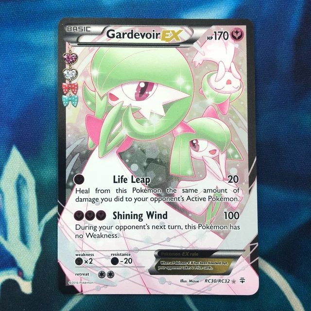GARDEVOIR EX - RC30/RC32 - Full Art Ultra Rare Generations TCG Pokemon ...