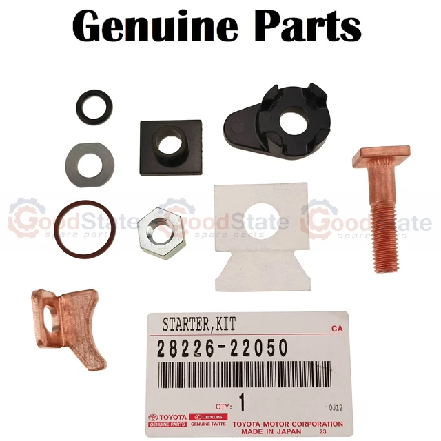 GENUINE TOYOTA PRADO 90 Series RZJ Motor Terminal Starter Rebuild Kit £ ...