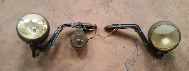 FORDSON MAJOR E27N Tractor Headlights- Barn Find £410.00 - PicClick UK