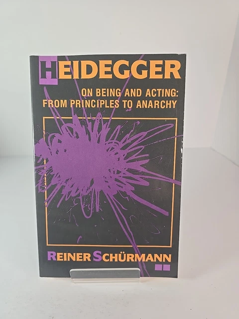 HEIDEGGER ON BEING and Acting – Reiner Schürmann PB 1990 Midland Ed VG ...