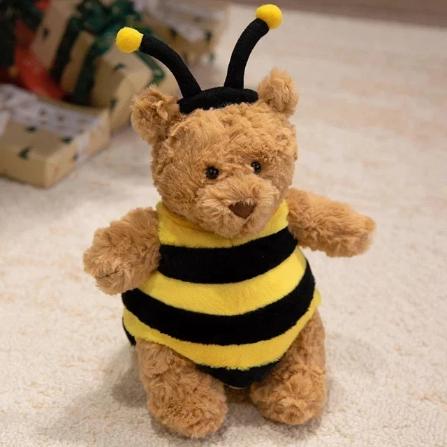 JELLYCAT BARTHOLOMEW BUMBLEBEE Bear Plush Toy With Tag Easter Bee Bear ...
