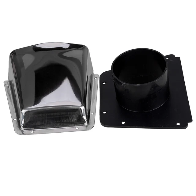 BOAT COWL CLAM Shell Vent Marine Hull Mount Air Vent Cover With Nylon ...