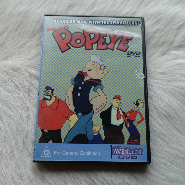 POPEYE DVD POPEYE Cartoon Dvd Popeye the Sailor Man Dvd Elzie Crisler ...