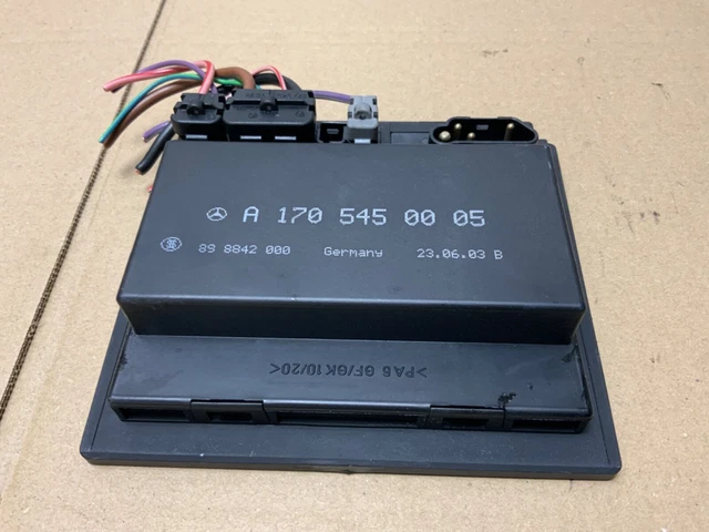 MERCEDES BENZ SLK230 R170 body control BCM RELAY CONTROL MODULE ...