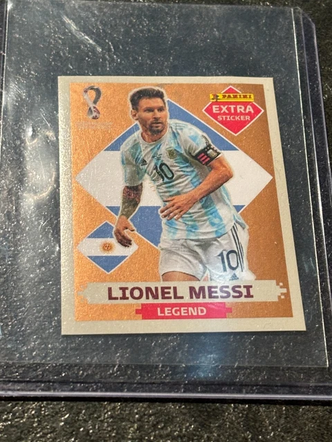 FIFA WORLD CUP Qatar 2022 Messi Extra Sticker Sandwiches. Legend Bronze ...