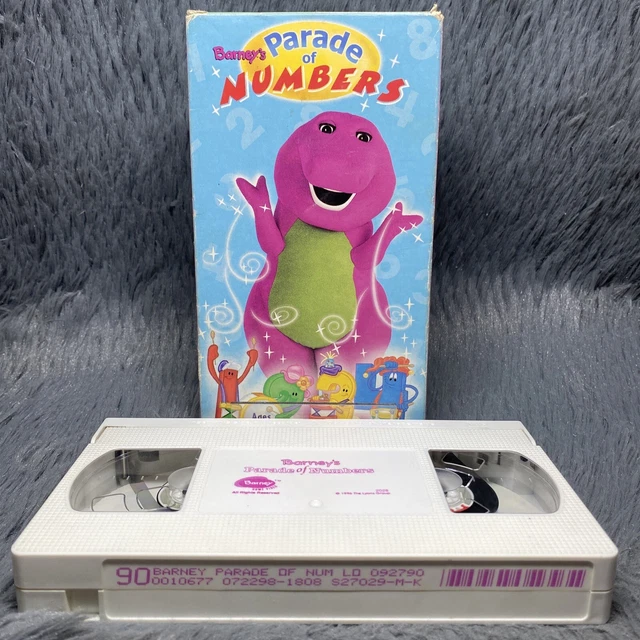 BANDE VIDÉO BARNEY & Friends Parade of Numbers VHS 1996 éducation ...