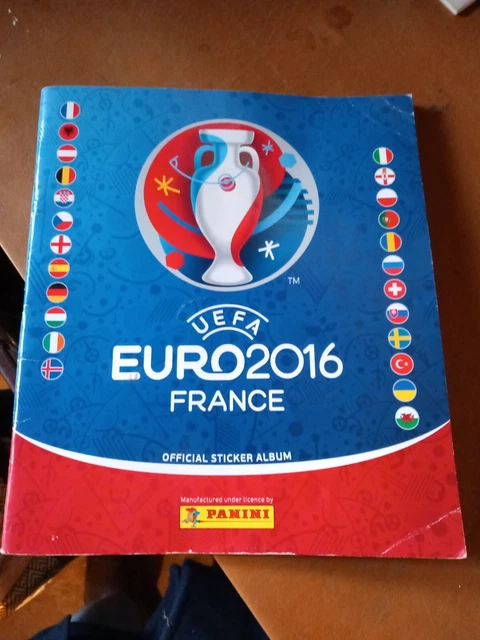 UEFA EURO 2016 FRANCE official sticker album panini football EUR 10,80 ...
