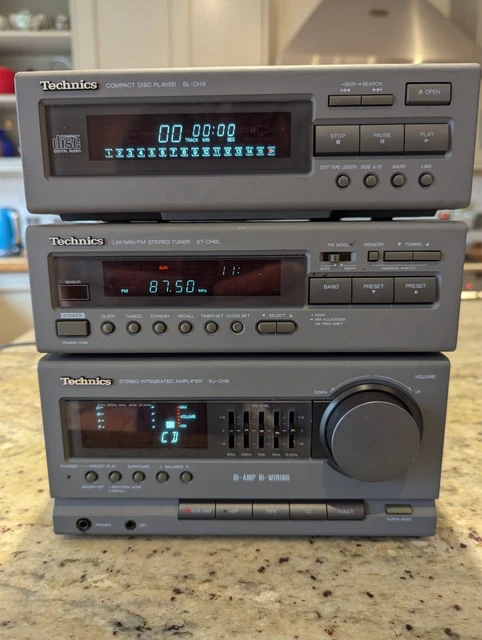 TECHNICS CH9 MIDI Hi-Fi System. CD, Tuner & Amplifier with Remote. No ...