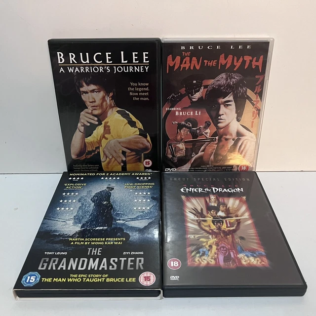 BRUCE LEE 4 DVD Bundle - Warriors Journey, The Man The Myth, Enter The ...