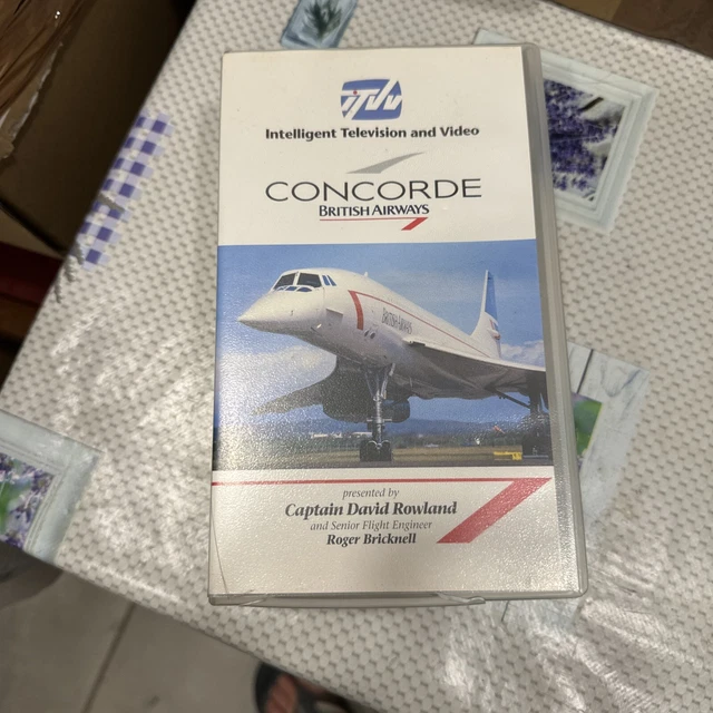CONCORDE BRITISH AIRWAYS Captain David Rowland Video Pal Vhs Video New ...