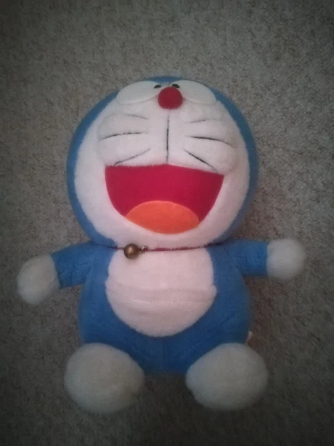 VINTAGE RARE BANDAI Doraemon Ding Dong Soft toy 12" new £25.00 ...
