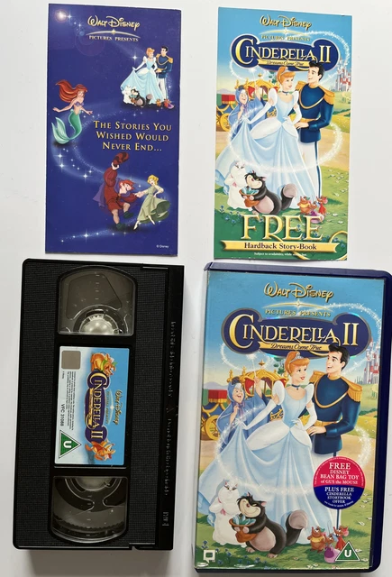 CINDERELLA 2: DREAMS Come True (2001) VHS Video Walt Disney £2.00 ...