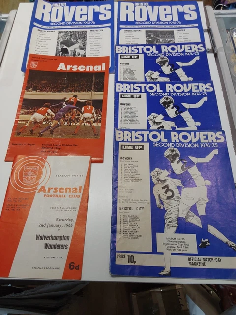 FOOTBALL PROGRAMMES & magazine BUNDLE, Assorted 1963/70's £9.00 ...