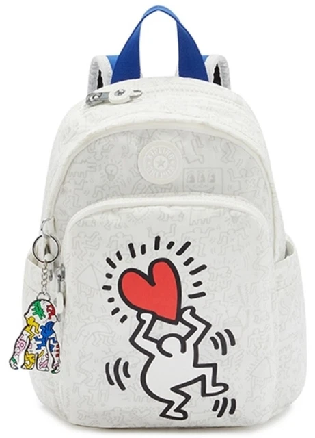 AUTHENTIC KIPLING X Keith Haring DELIA MINI Backpack NWT Easter Gift £ ...