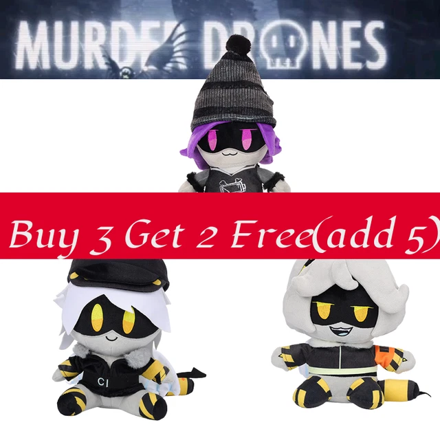 MURDER DRONES SERIAL Designation N V Uzi Plush Toy Soft Stuffed Gift ...